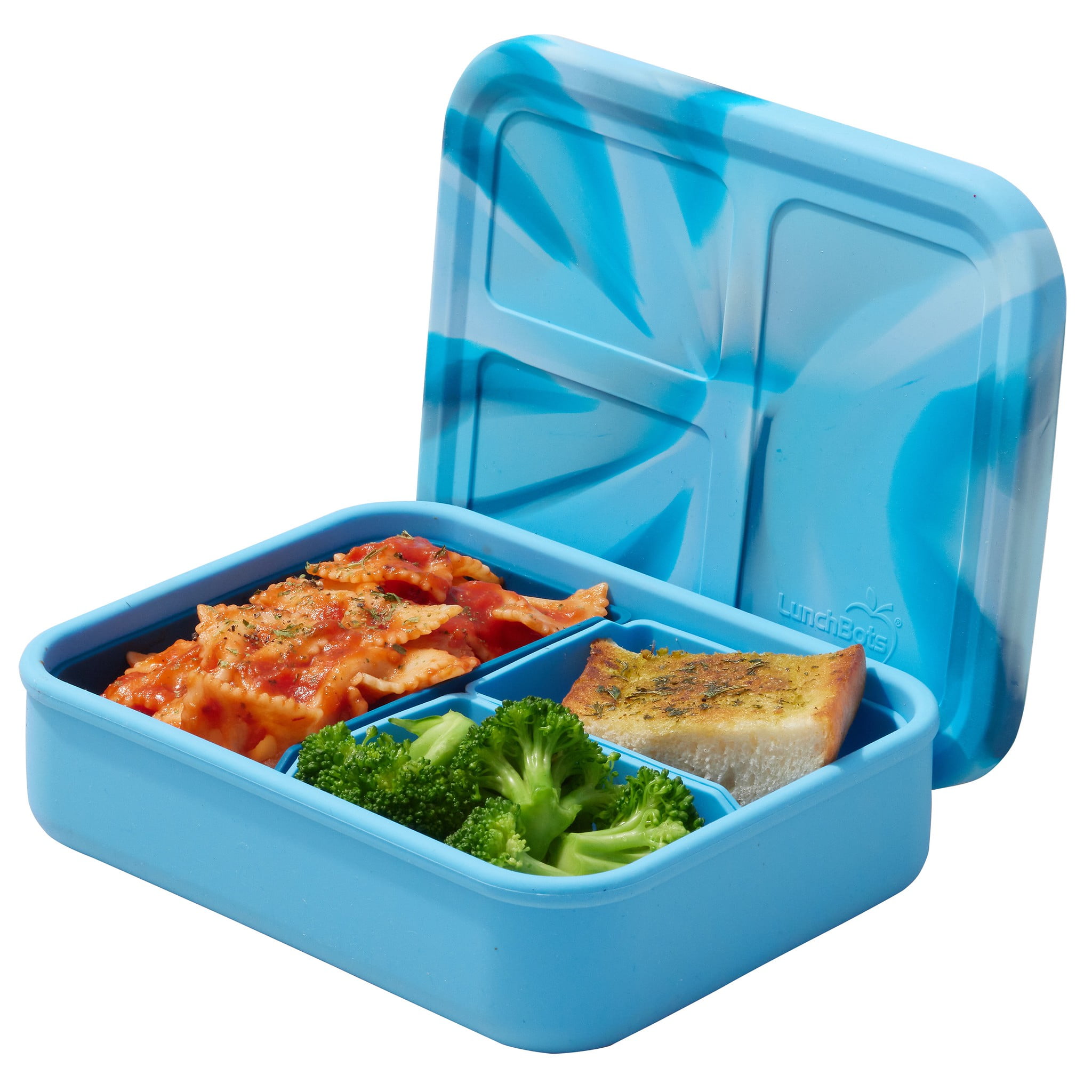 LunchBots Build -a- Bento, Platinum Food Grade Silicone Bento Box, Leak ...