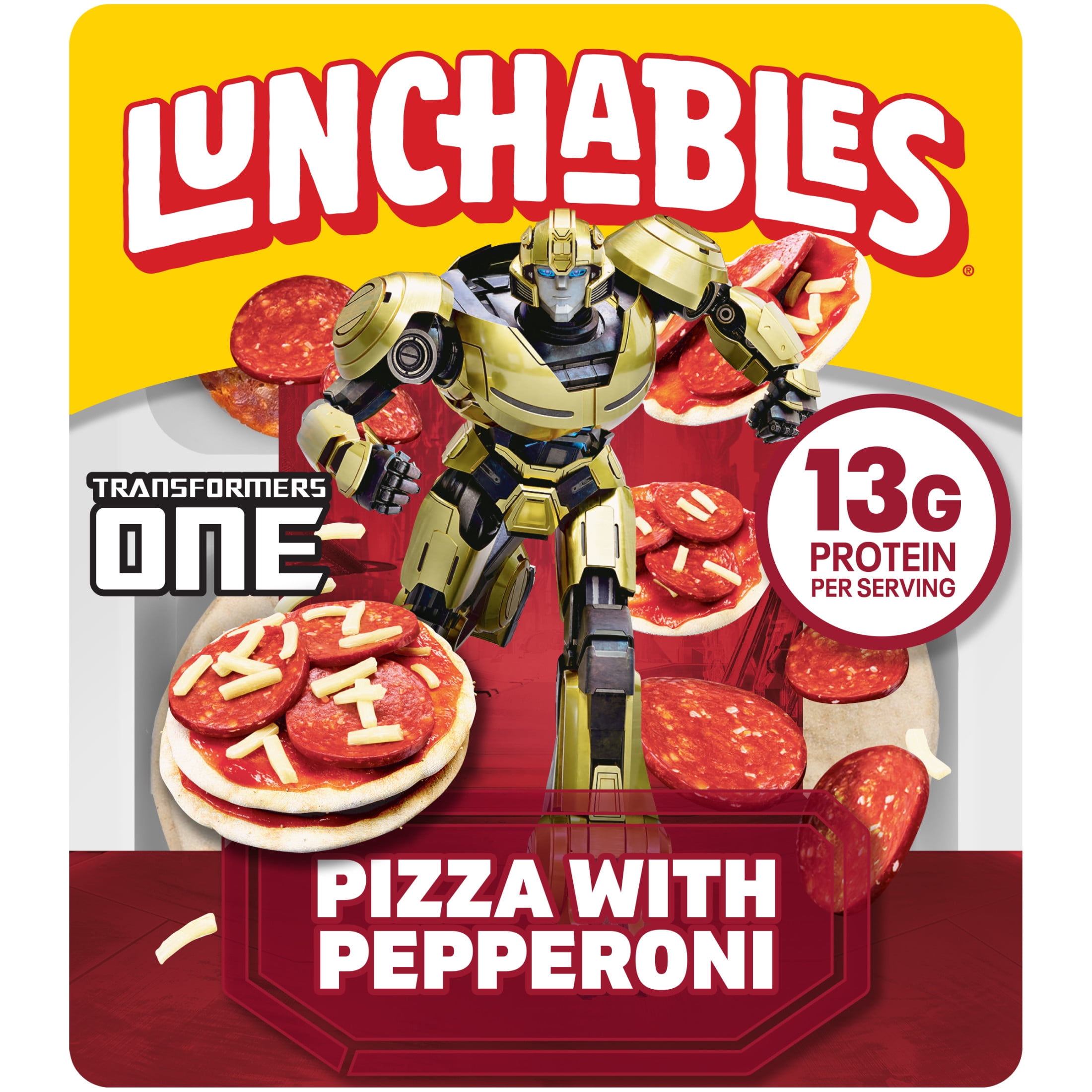 Lunchables Pizza with Pepperoni Kids Lunch Snack, 4.3 oz Tray - Walmart.com