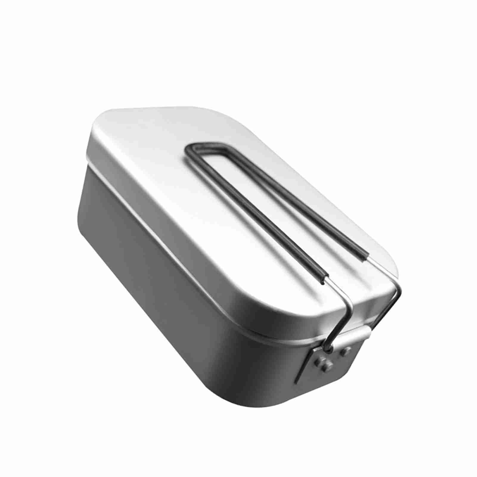 Lunchbox Portable Aluminum Alloy Lunch Box Outdoor Camping Picnic ...