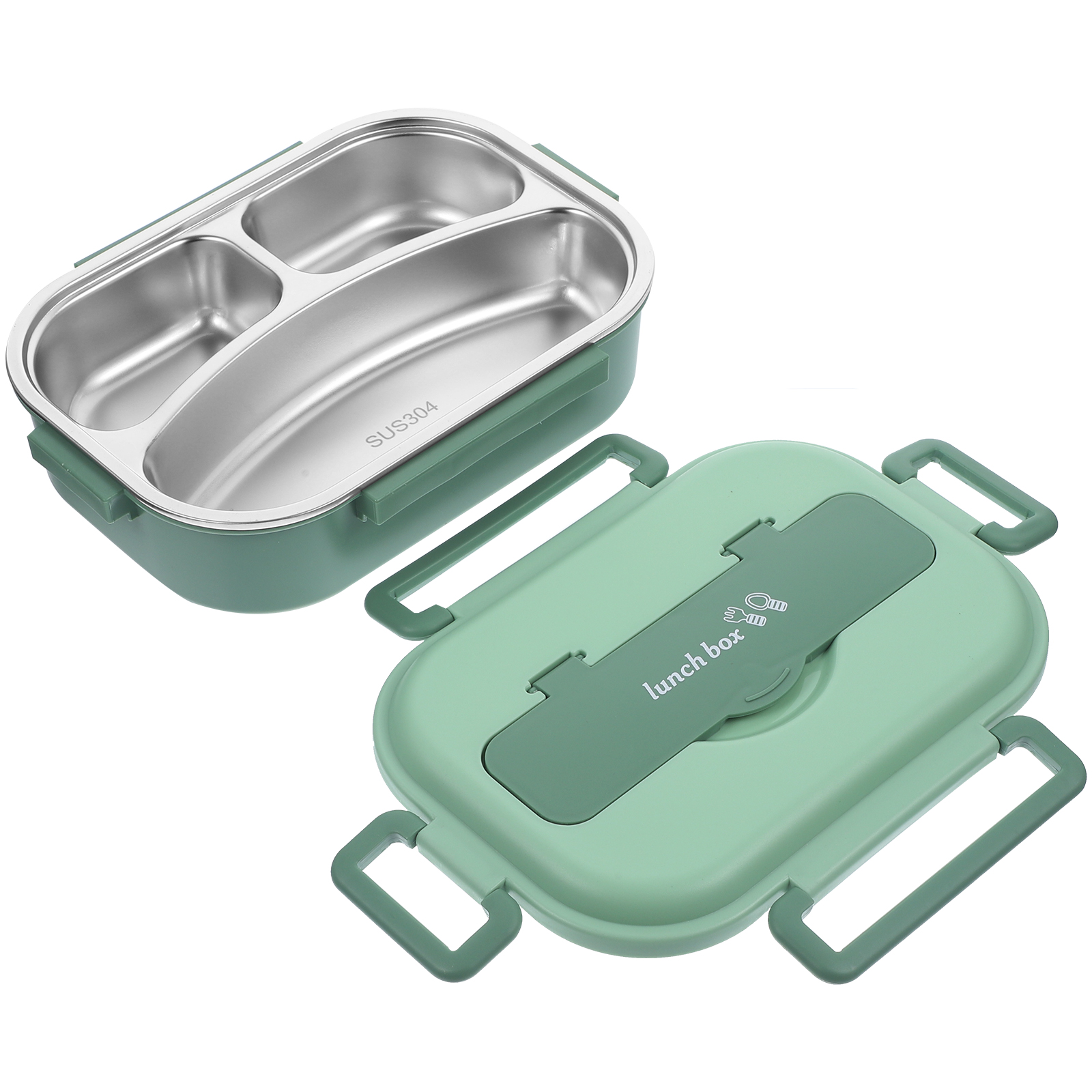 CHICHUMID Green Multi Function Lunch Box for Office 1Pack - Walmart.com