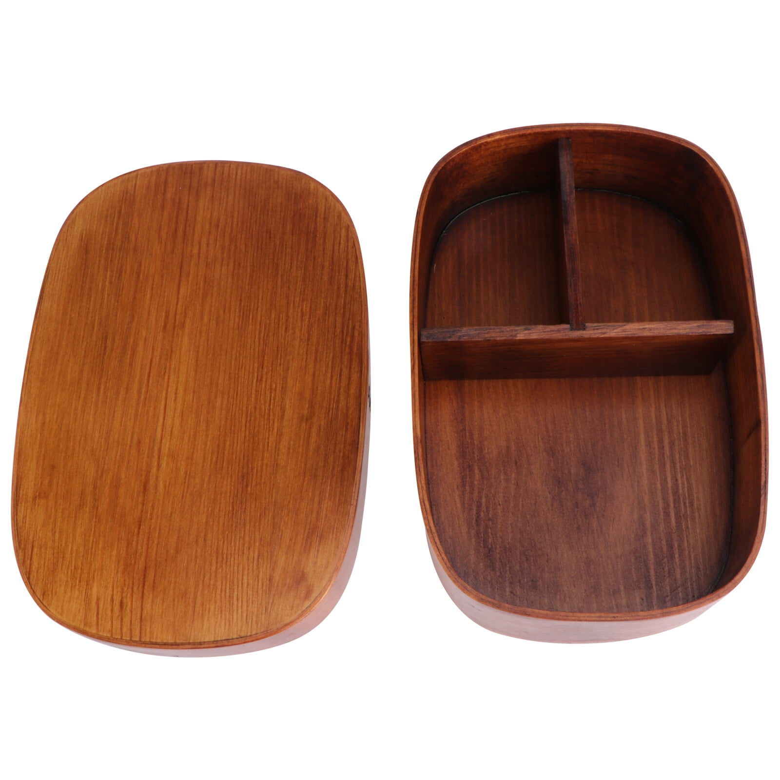 Lunchbox Wooden Japanese Natural Wood Eco-friendly Sushi Box Portable ...