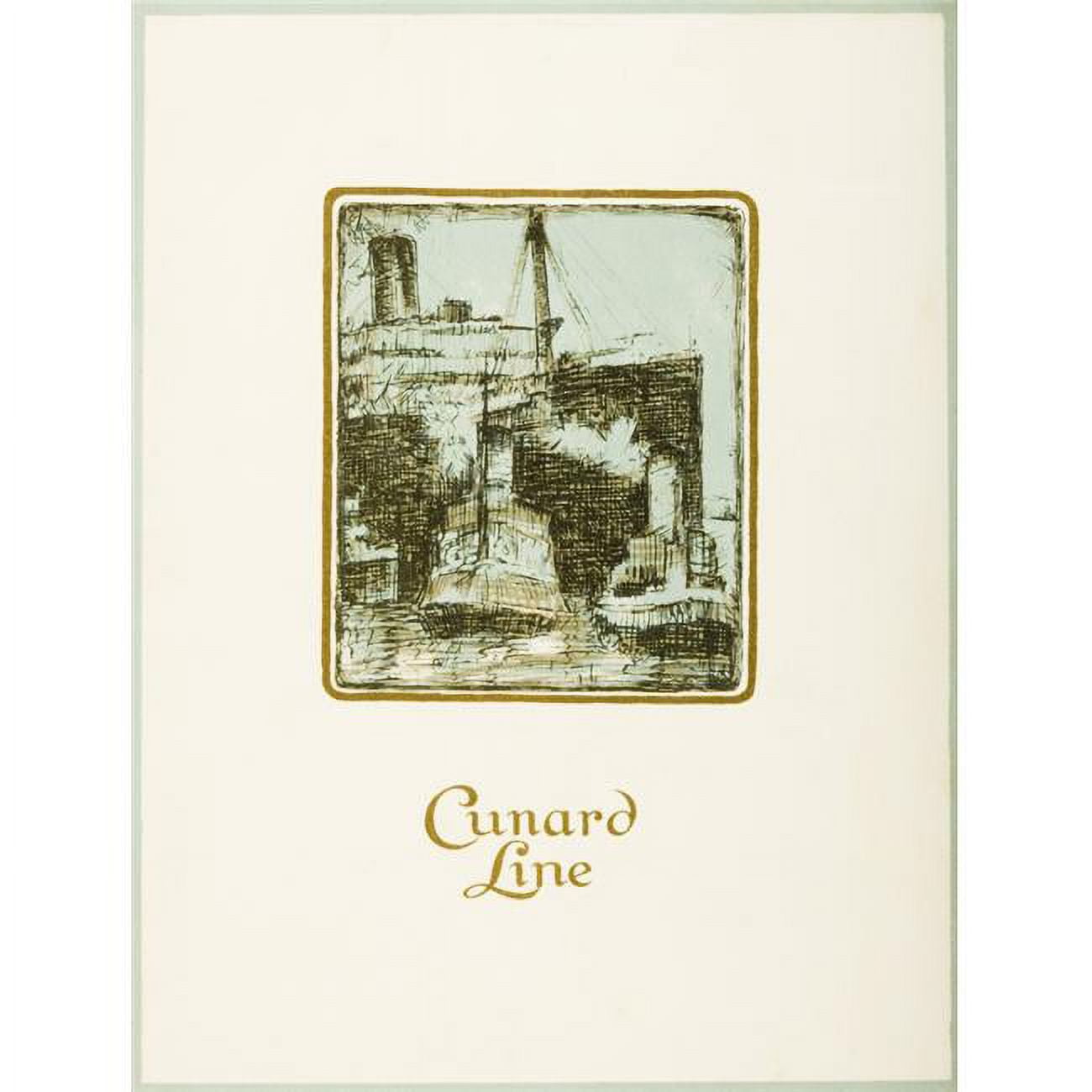 Luncheon Menu. Cunard Line. R.M.S. Caronia. Sunday March 3 1929 Poster ...