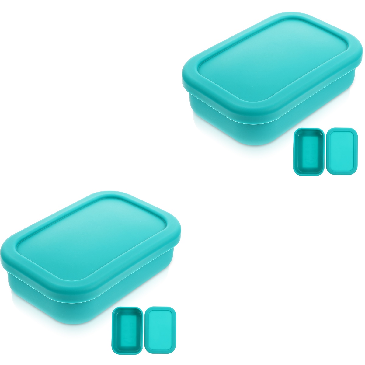 Lunchez Box Lunchboxes Refrigerator Food Container Set of 2 Baby Snack ...