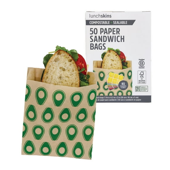 Paper Lunch Bags in Food Storage Bags - Walmart.com
