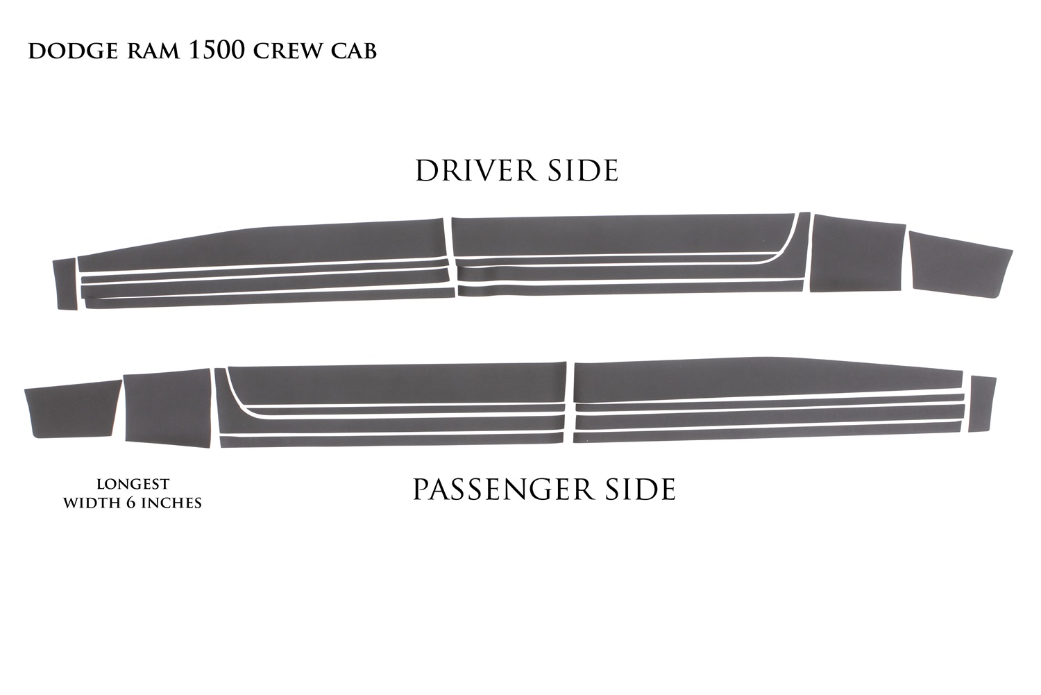 Lund 5821371 Black Large Rhino Lining Rocker Guard Fits select: 2018 ...