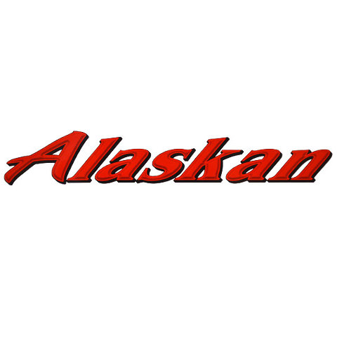 Lund Boat Alaskan Decal 1986475 | Vinyl Red/Black 10 x 1 7/8 Inch ...