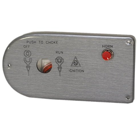 Lund Boat Blank Ignition Switch Panel 2006357 | Brushed Gray Plastic ...