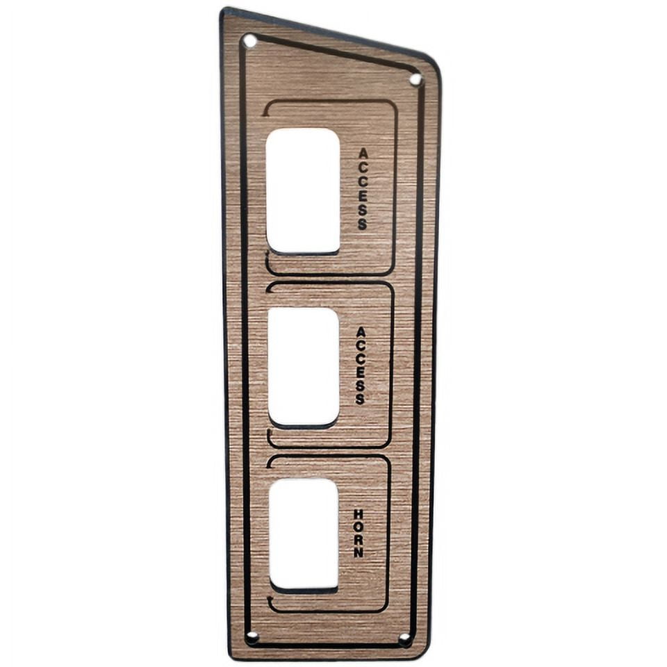 Lund Boat Blank Switch Panel 1999416 | 2 1/2 x 8 Inch Bronze Plastic ...