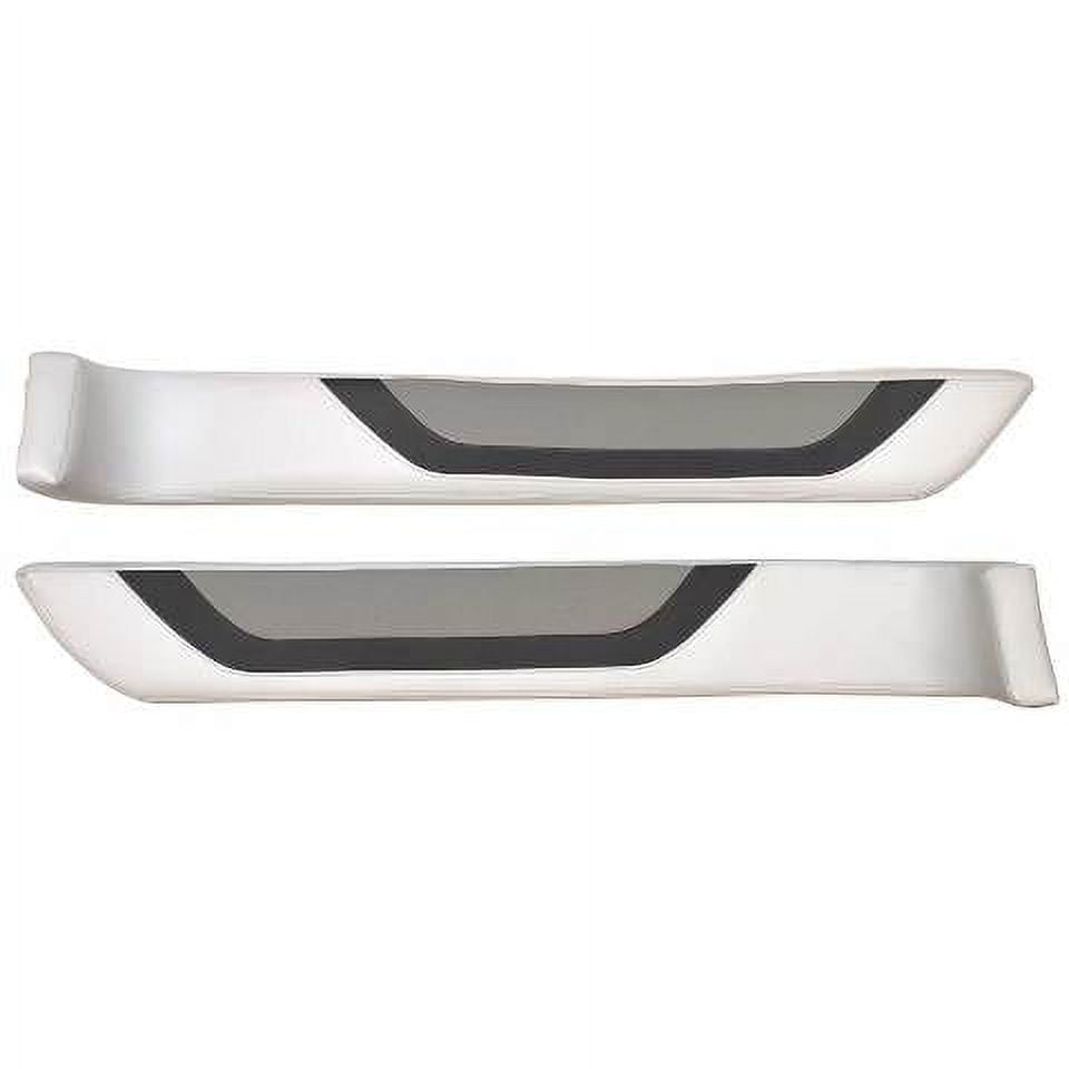 Lund Boats Gray White 50 1/2 Inch Bow Bolster Backrest Cushions 2099864 ...