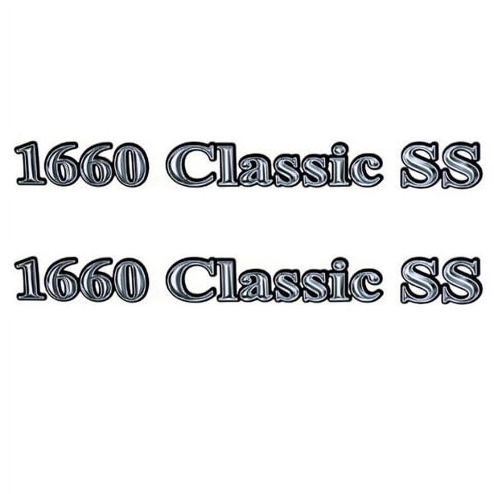 Lund Boat Brand Decal Set 1986370 | 1660 Classic SS Gray / Black 2PC ...