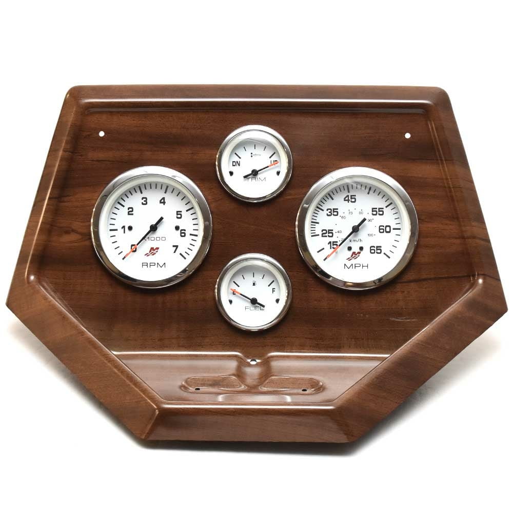 Lund Boat Dash Panel 2313983 | Tyee w/ Mercury Gauges Woodgrain ...