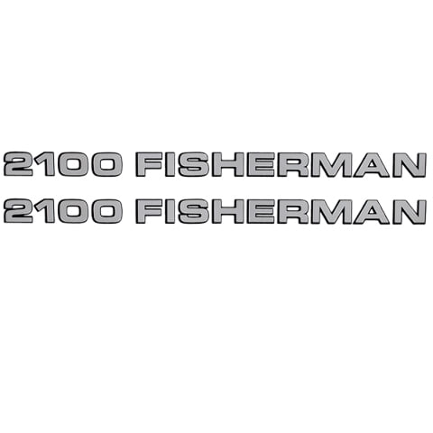 Lund Boat Decal Stickers | 2100 Fisherman 18 7/8 Inch - Walmart.com