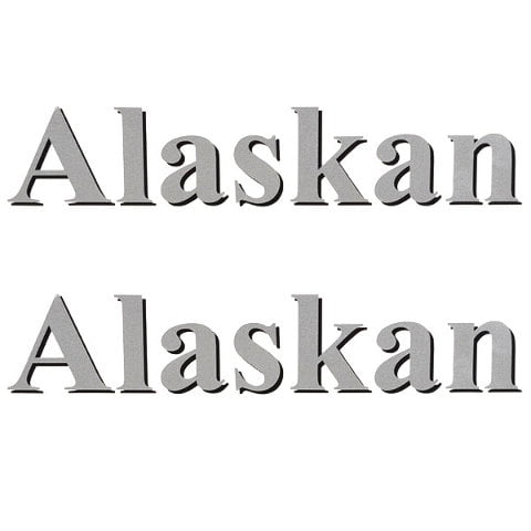 Lund Boat Emblem Decal Sticker | Alaskan 1800 (Pair) - Walmart.com