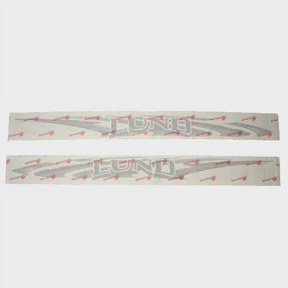 Lund Boat Graphic Hull Decals 2198113 | Black / Silver (Set of 2 ...