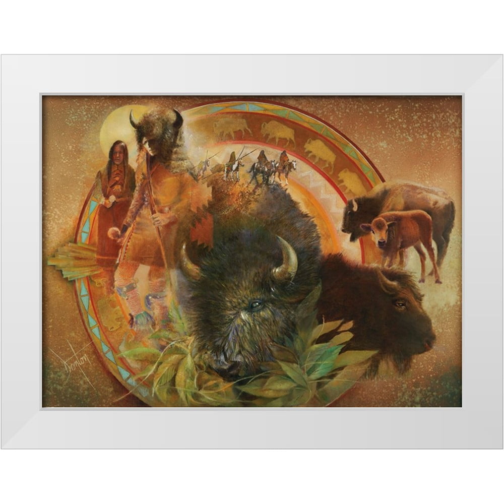 Lund, Denton 18x14 White Modern Wood Framed Museum Art Print Titled ...