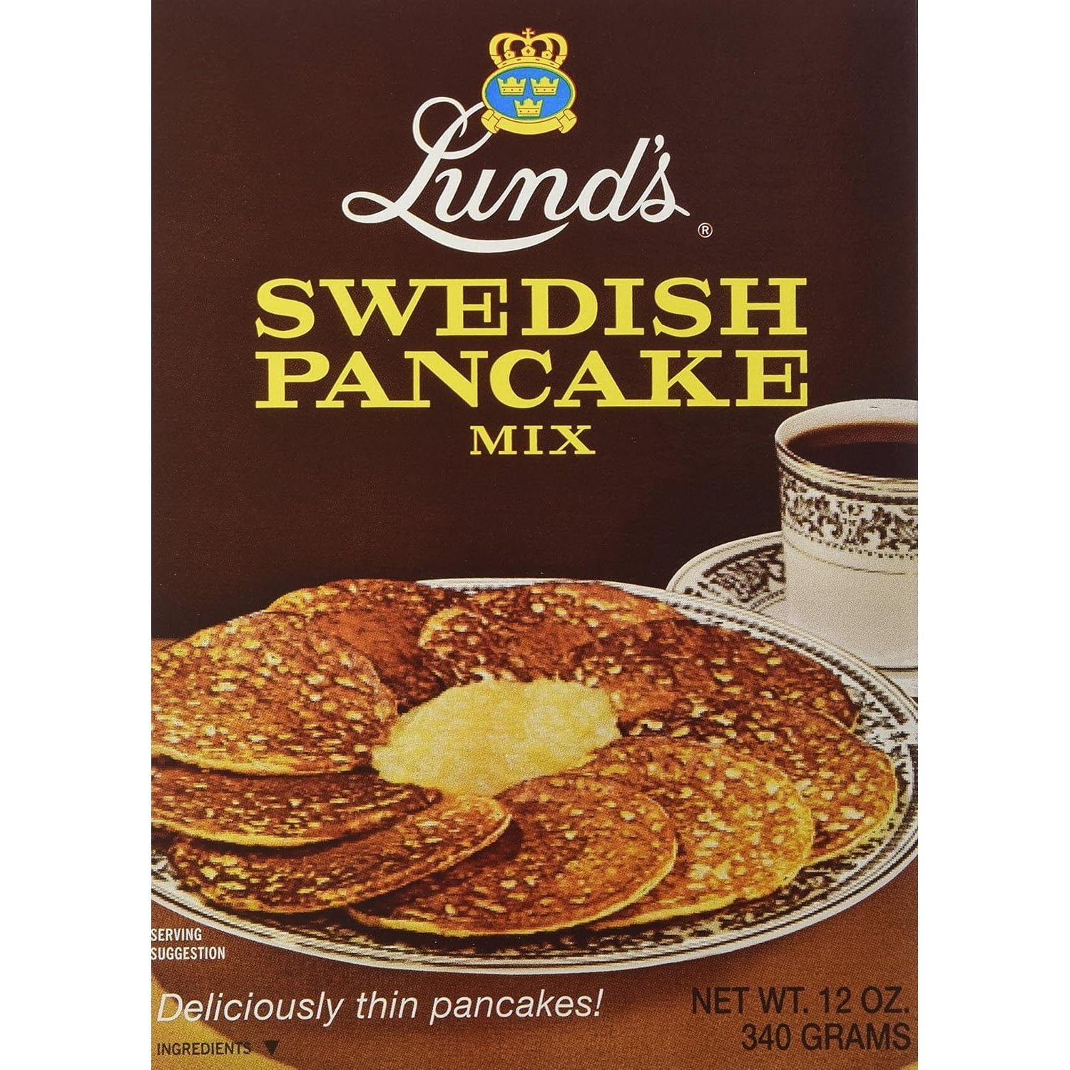 Lund's Swedish Pancake Mix, 12-Ounce Boxes (Pack of 12) - Walmart.com