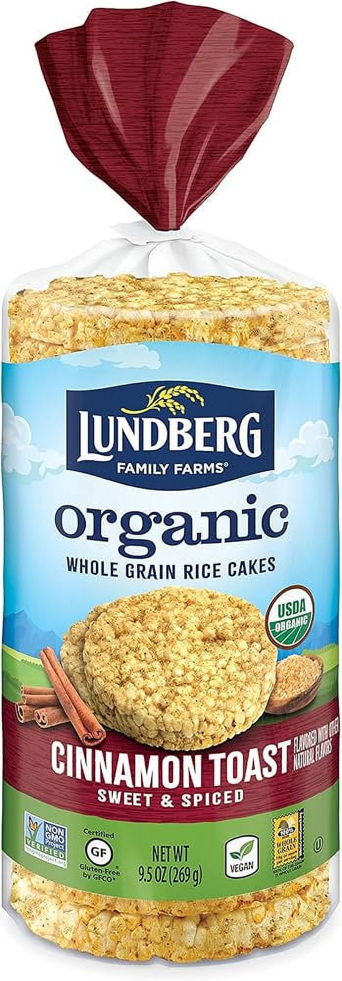 Lundberg® ,1 PACK Gluten Free Cinnamon Toast Organic Rice Cakes ...