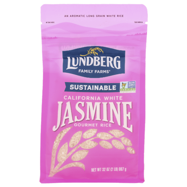 Lundberg California White Jasmine Rice 32 oz - Pack of 3 - Walmart.com