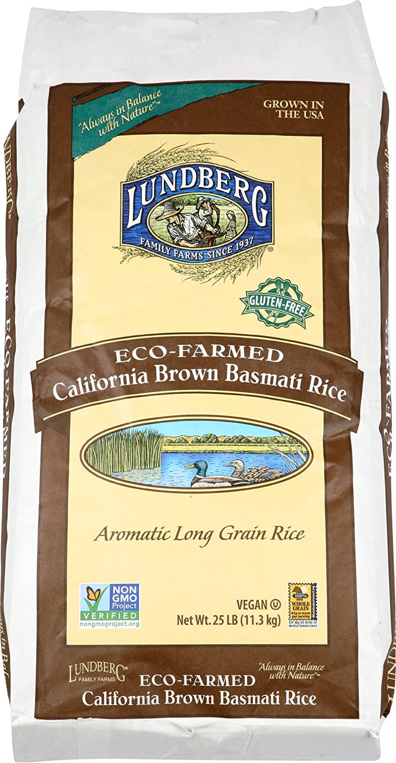 Lundberg Family Farms Basmati Rice, California Brown, 400 Ounce (Pack ...