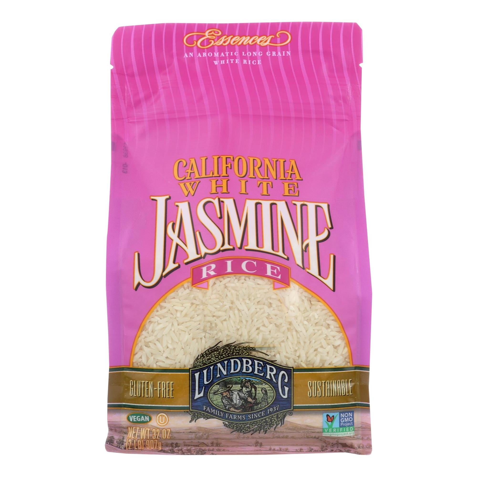 Lundberg Family Farms Long-Grain California White Jasmine Rice, 2 Lb ...