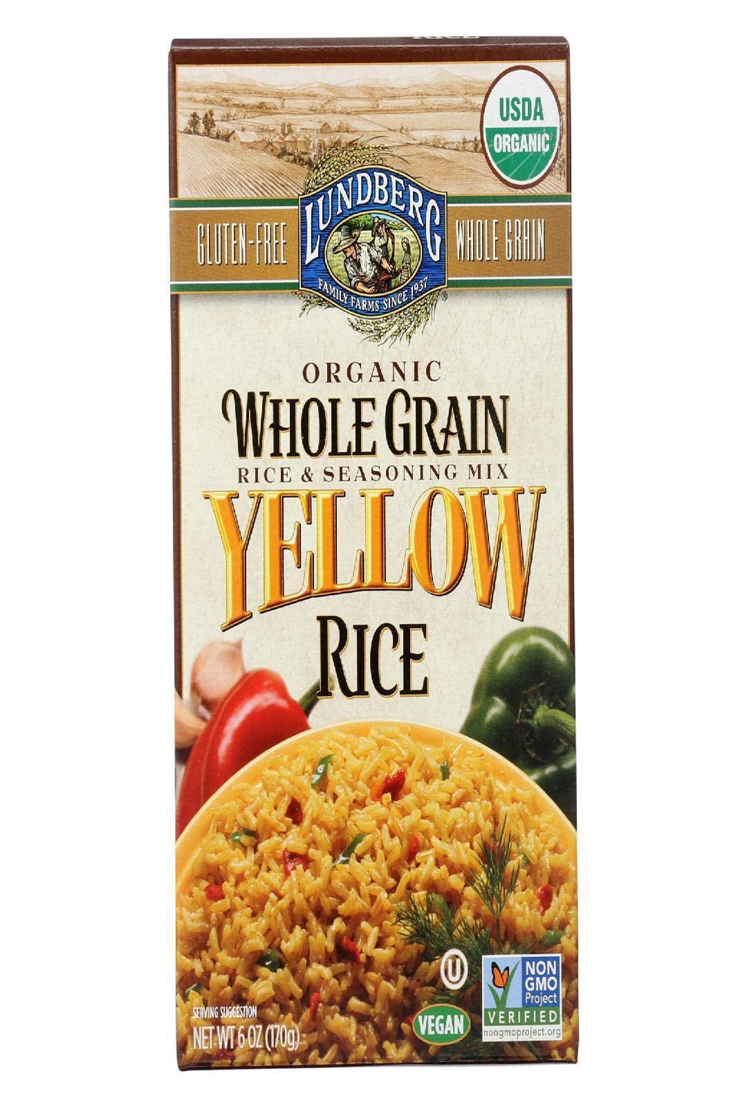 Lundberg Family Farms, Mix Rice Whole Grain Yellow Organic, 6 Ounce ...