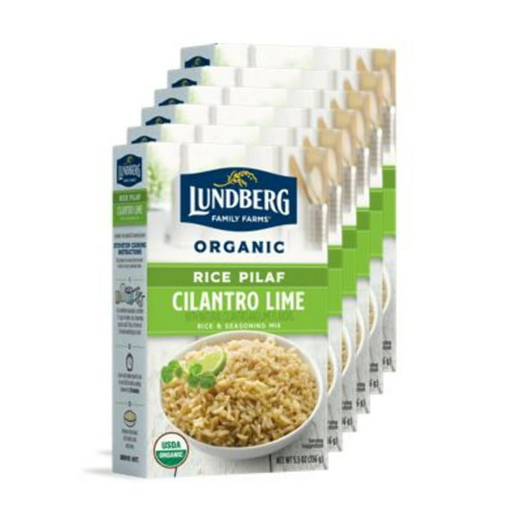 Lundberg Family Farms Organic Cilantro Lime Rice - 6 ct - Walmart.com