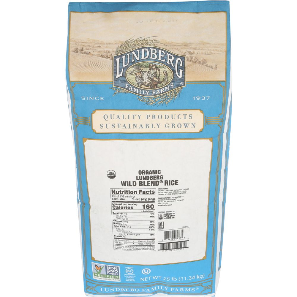 Lundberg Family Farms Organic Wild Blend Gourmet Brown Rice - Single ...