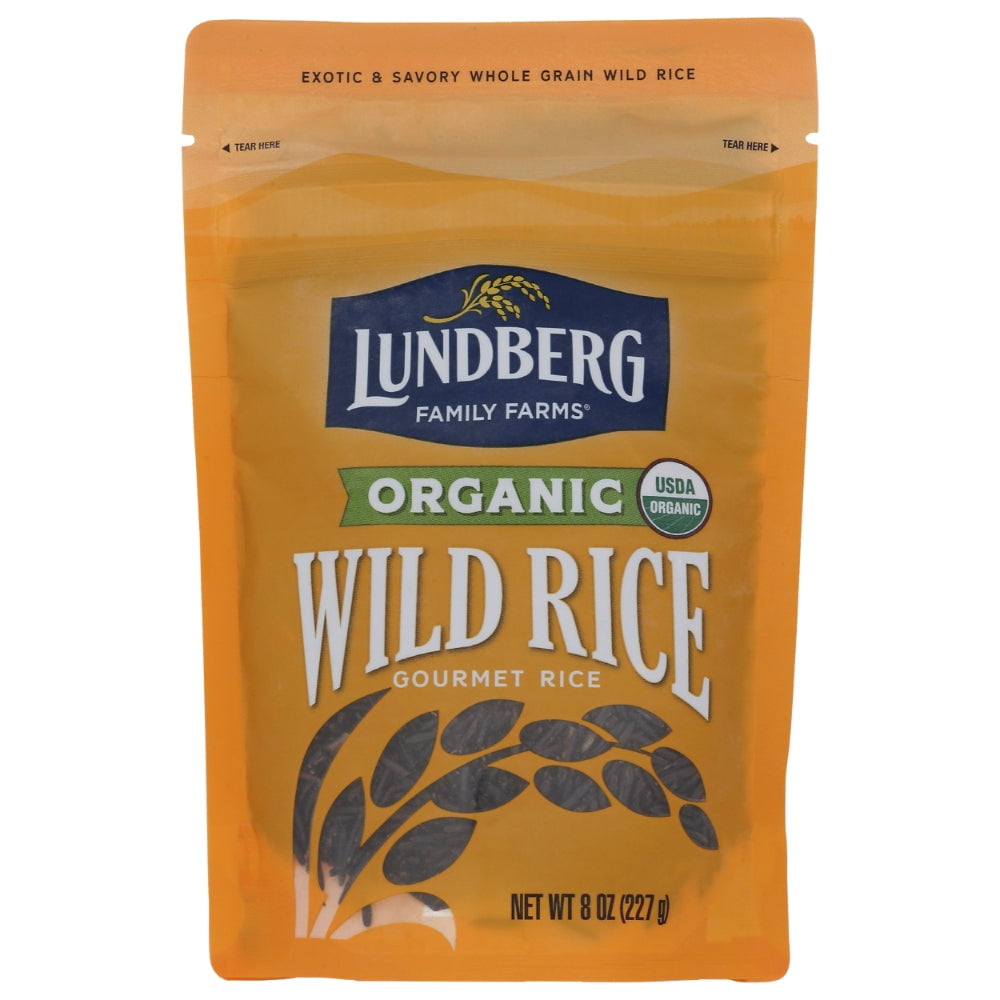 Lundberg Family Farms Organic Whole Grain Long Wild Rice, Vegan, Gluten ...