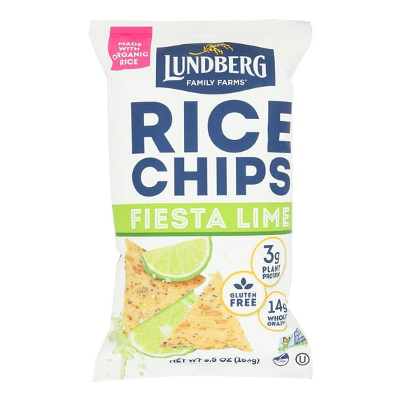 Lundberg Family Farms - Rice Chips Og3 Fiesta Lim - CS of 6-5.5 OZ ...