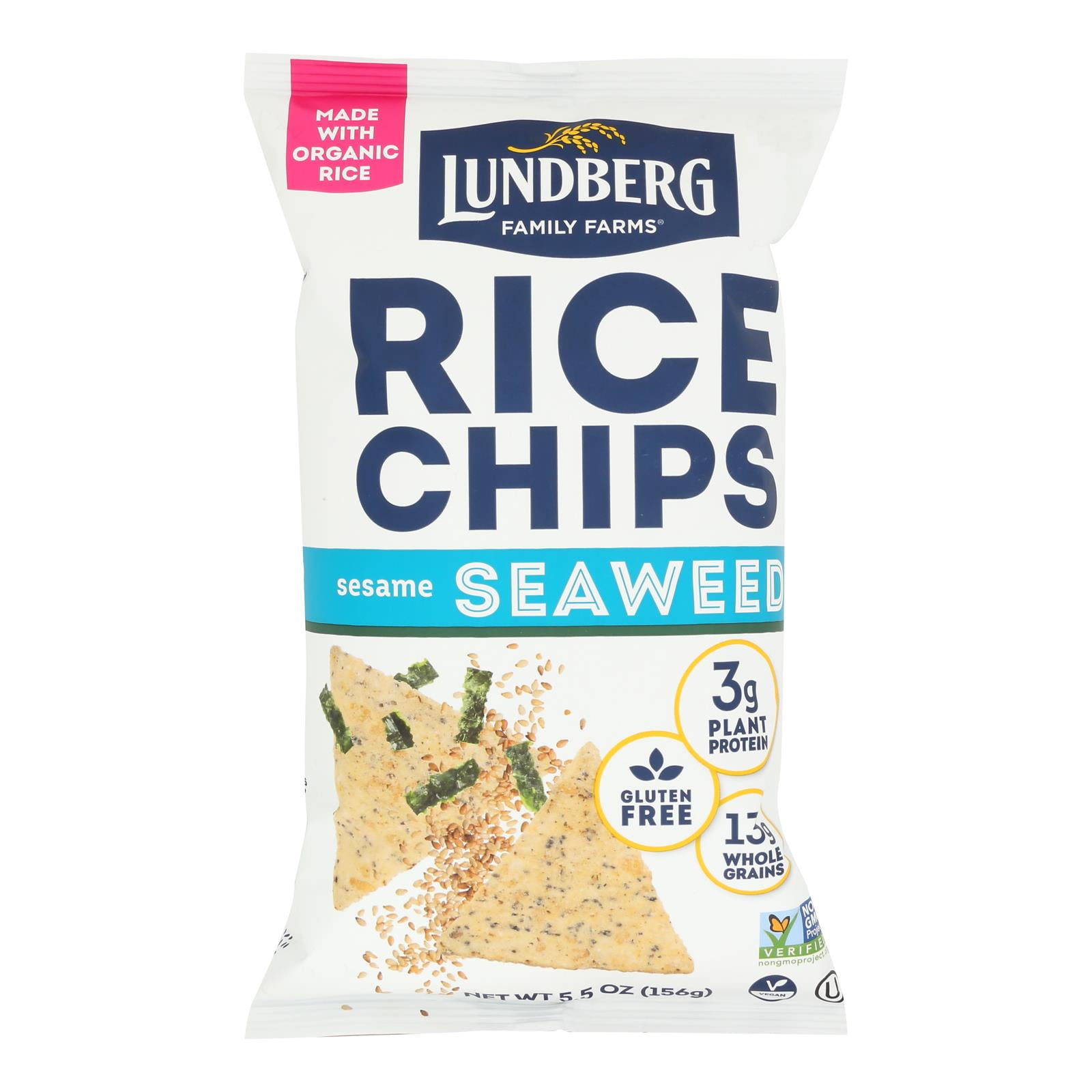 Lundberg Family Farms - Rice Chips Og3 Ses Seed - CS of 6-5.5 OZ ...