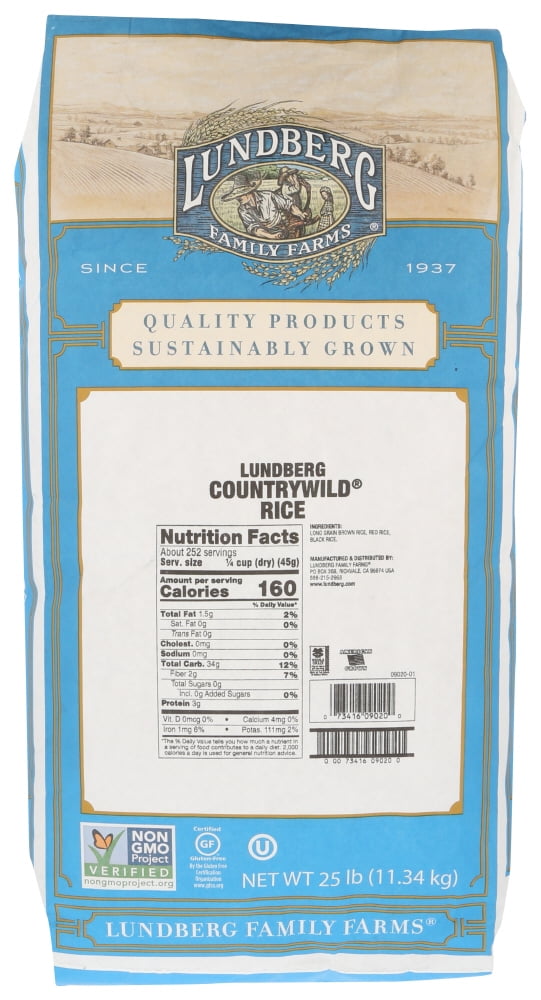 Lundberg Family Farms Whole Grain Brown Rice, 2 Lbs - Walmart.com