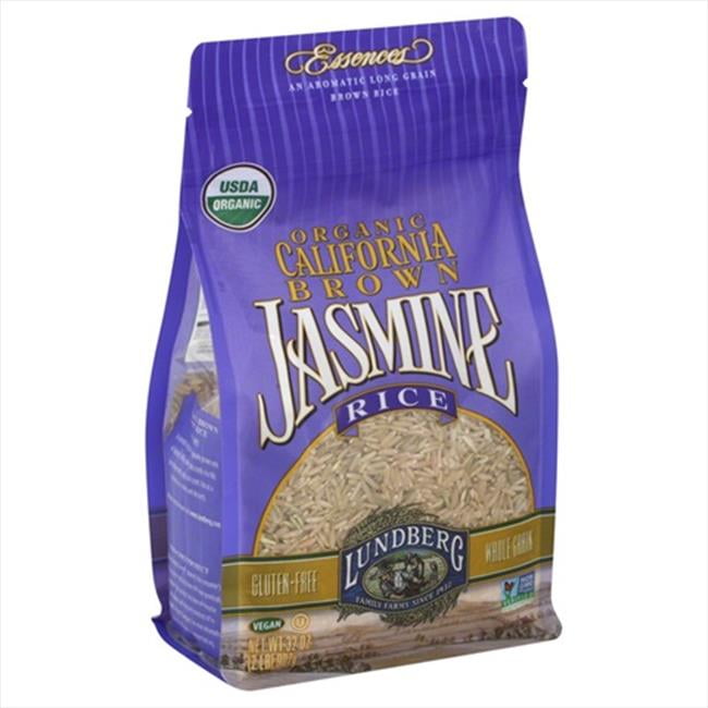 Lundberg Farms 2 Lb Organic Jasmine Brown Rice Pack of 6 - Walmart.com