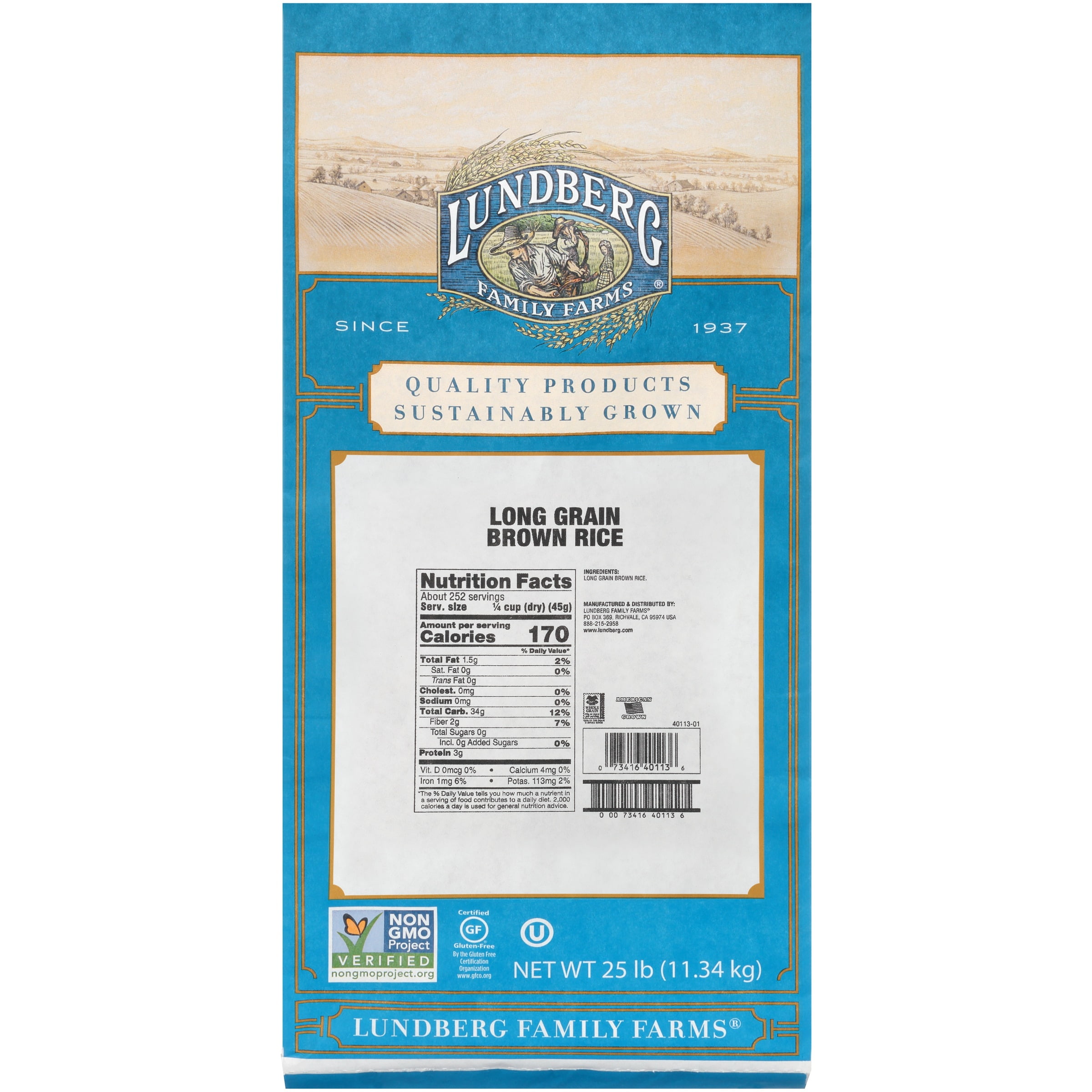 Long Grain Brown Rice - Walmart.com