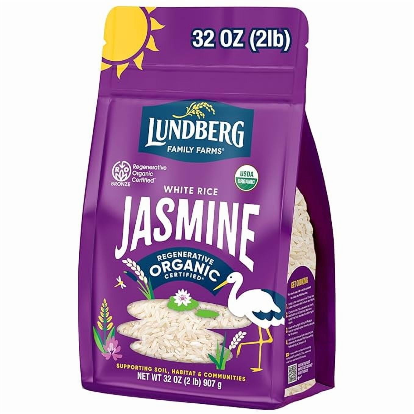 Lundberg Jasmine Rice, Regenerative Organic Certified – Non-Sticky ...
