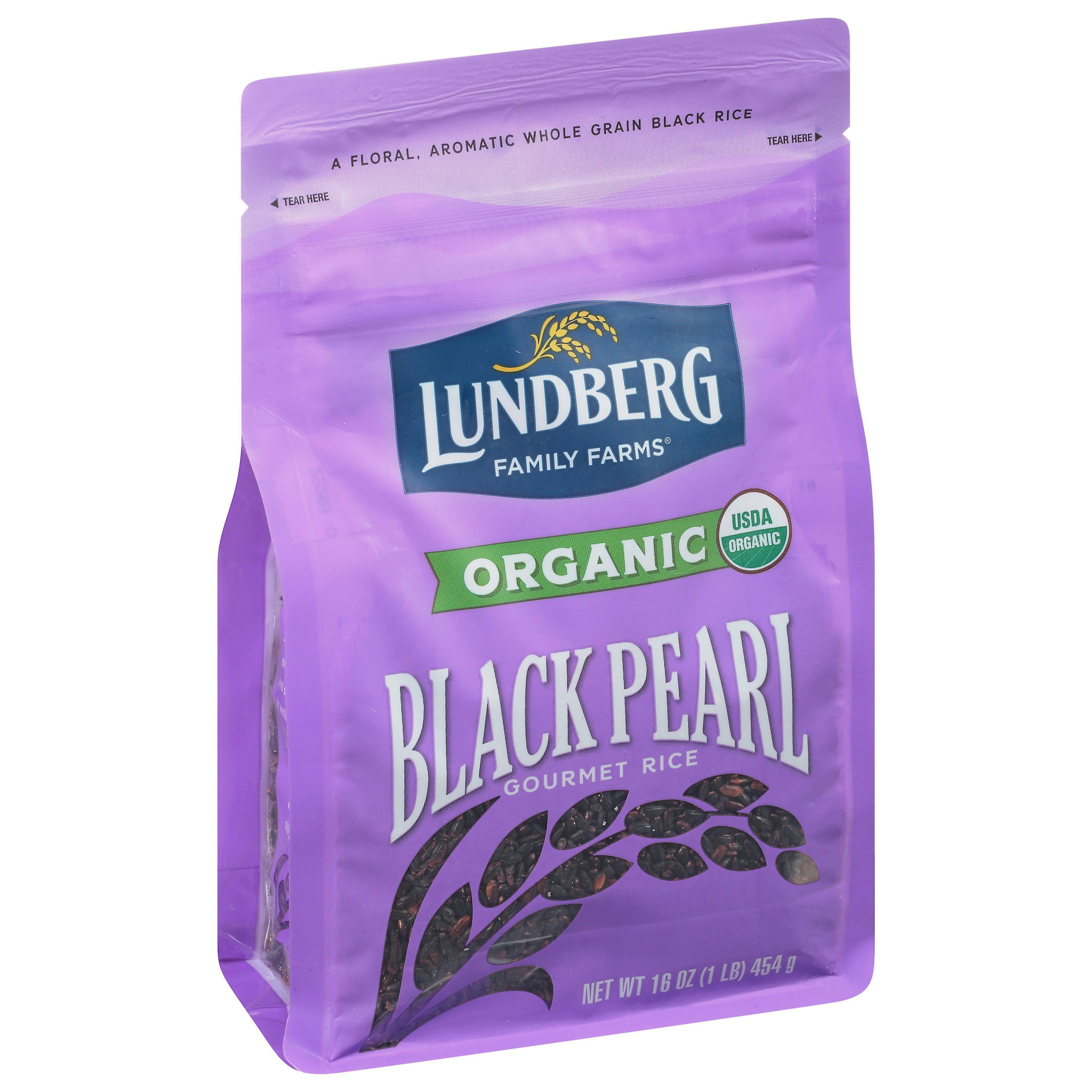 Lundberg Organic Black Pearl Rice 1 lb (Pack of 6) - Walmart.com