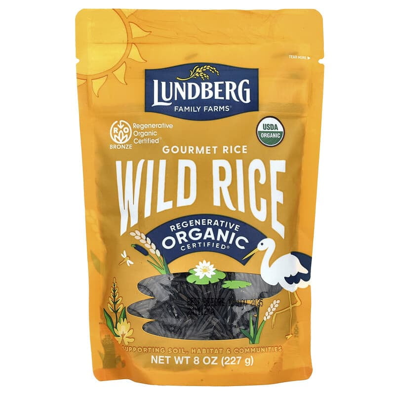 Lundberg, Organic Wild Gourmet Rice, 8 oz Pack of 2 - Walmart.com