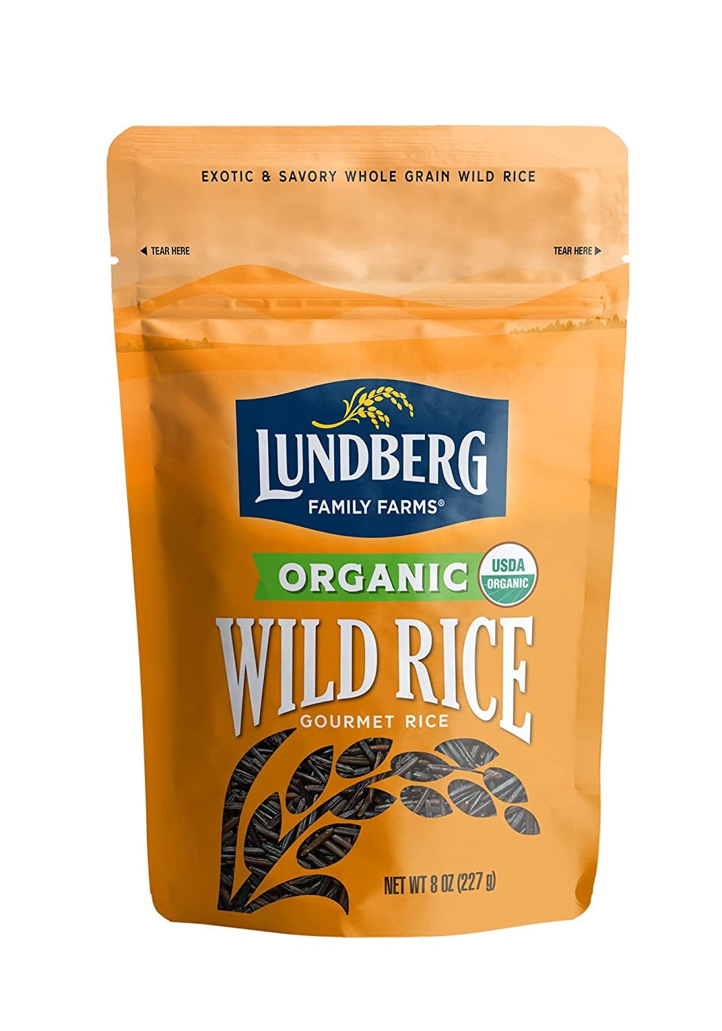 Lundberg Family Farms, Organic Wild Rice, 8 oz Grain Bag - Walmart.com