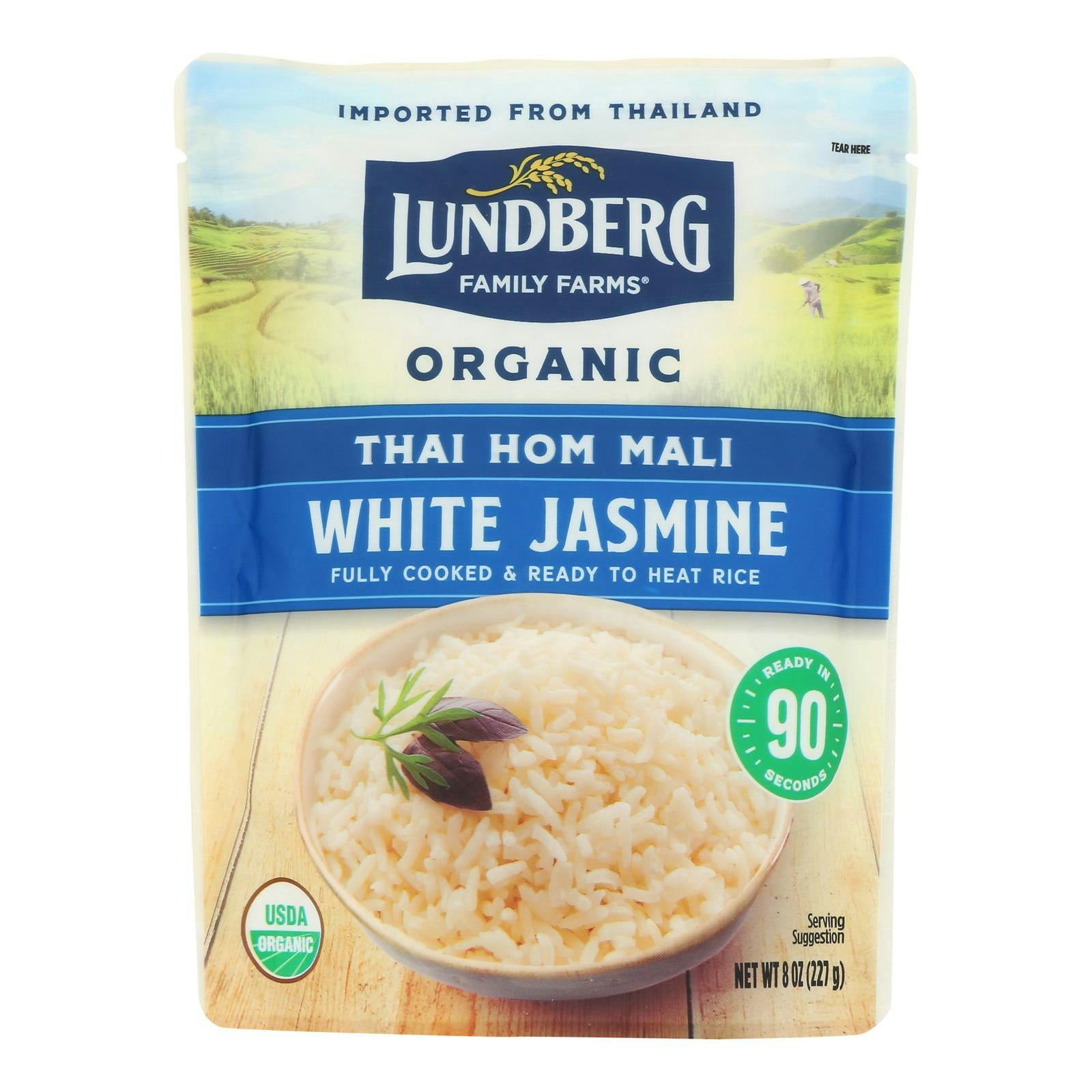 Lundberg Rice Jasmine Organic 8 oz (Pack Of 12) - Walmart.com