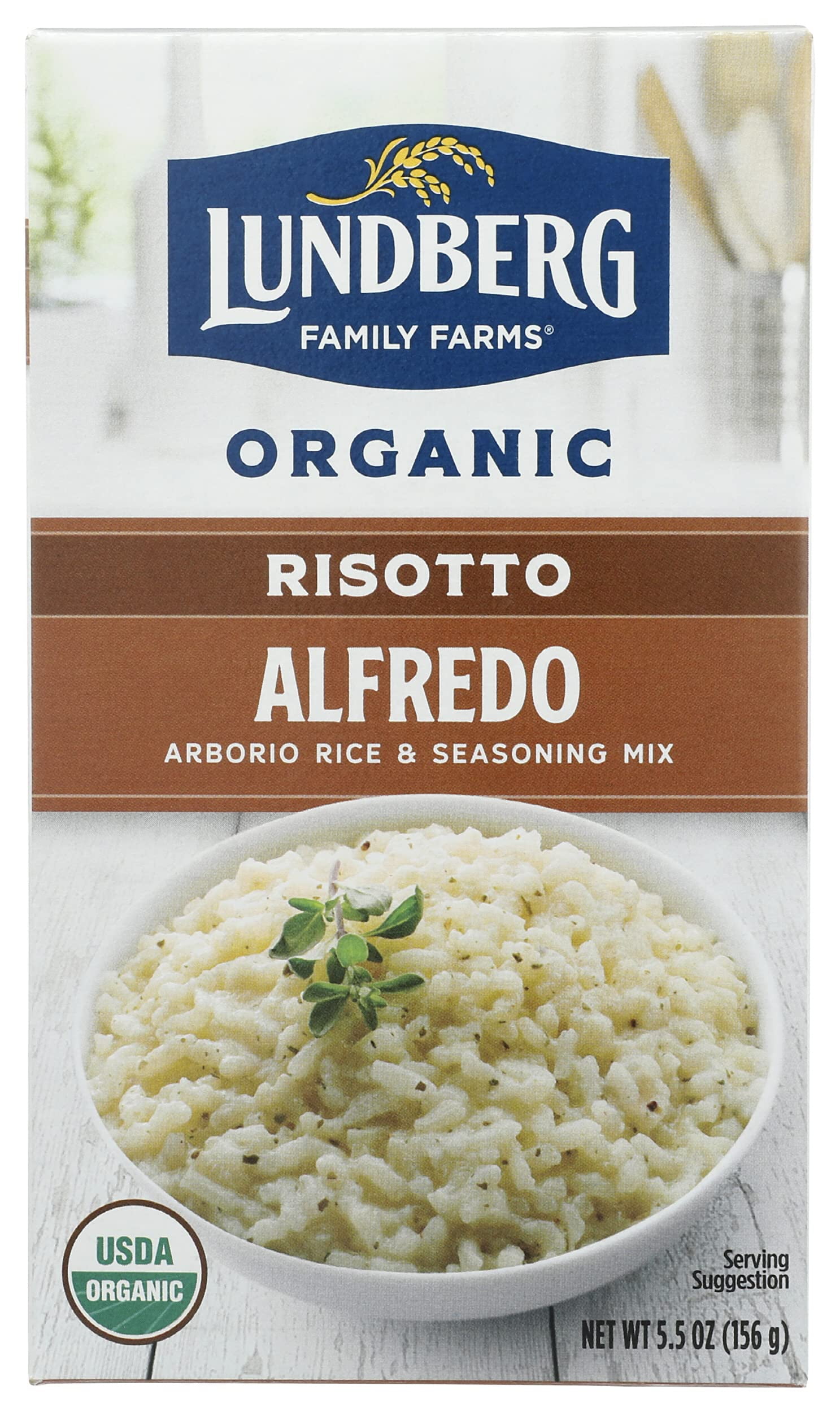 Lundberg Risotto, Organic Alfredo, 5.5 oz - Walmart.com