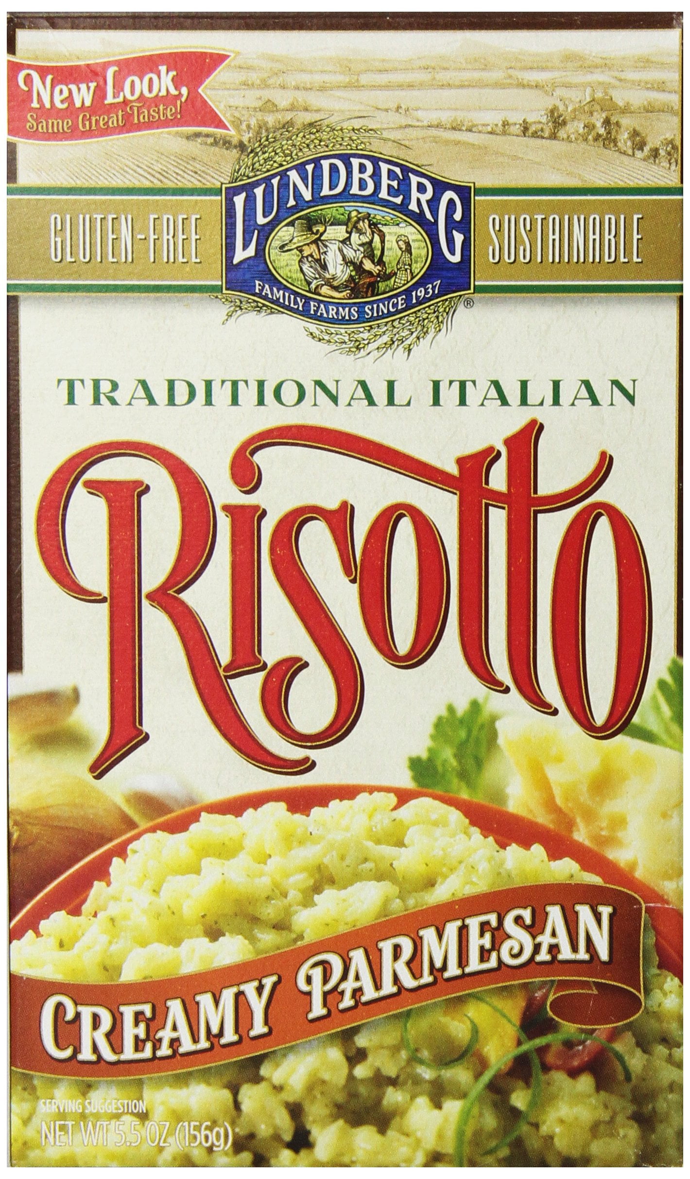 Lundberg Traditional Italian Risotto CM31 Pasta, Creamy Parmesan, 5.5 ...