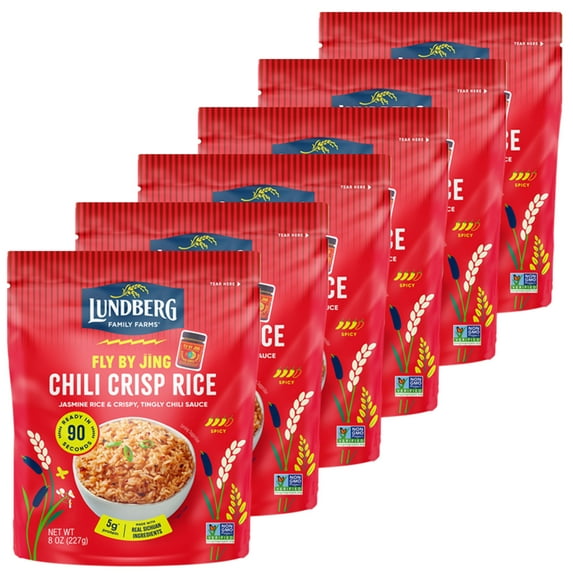 Lundberg Chili Crisp 90 Second Rice - 6ct, 8oz - Walmart.com