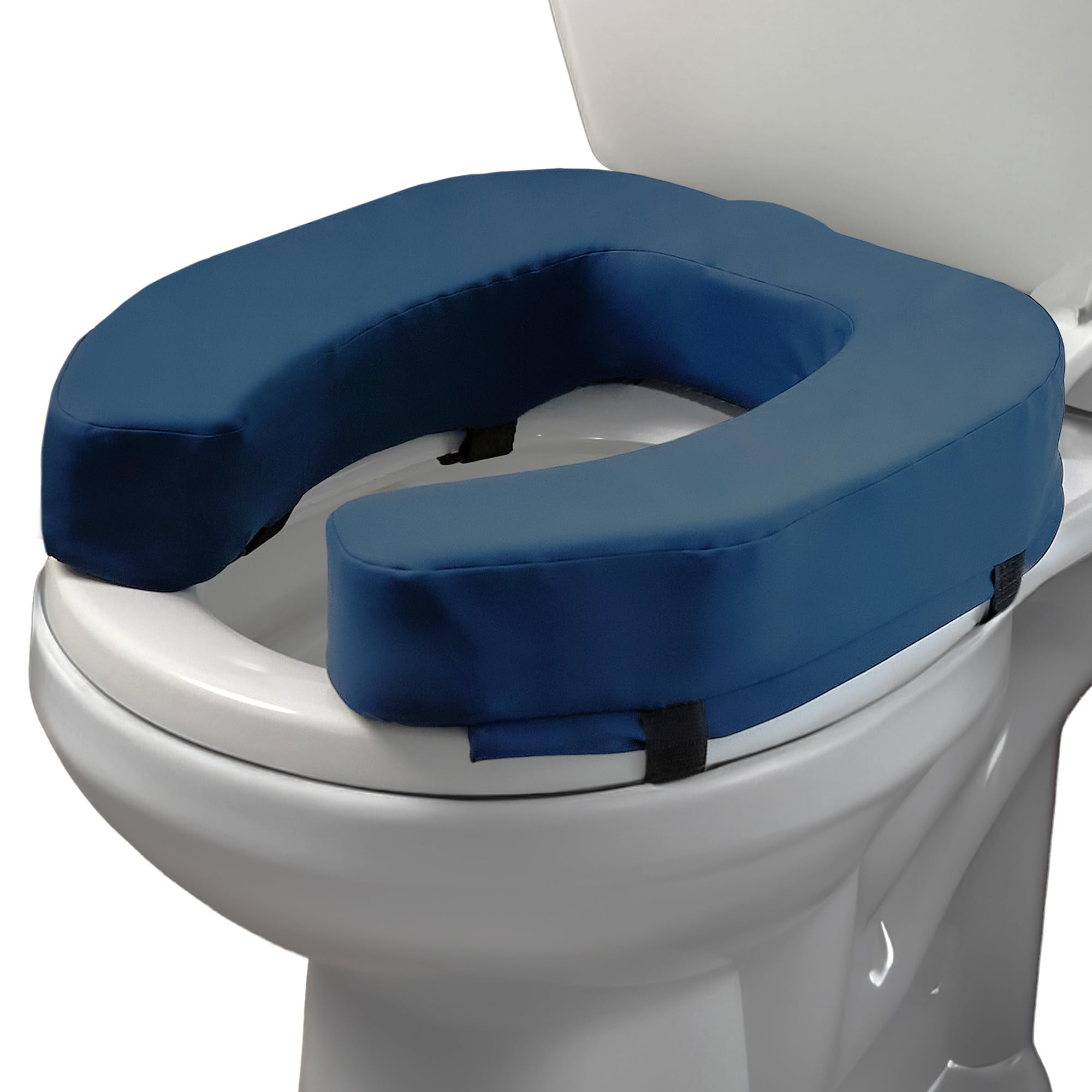 Lunderg Toilet Seat Riser for Seniors - Adds 3 inches - Universal Fit ...