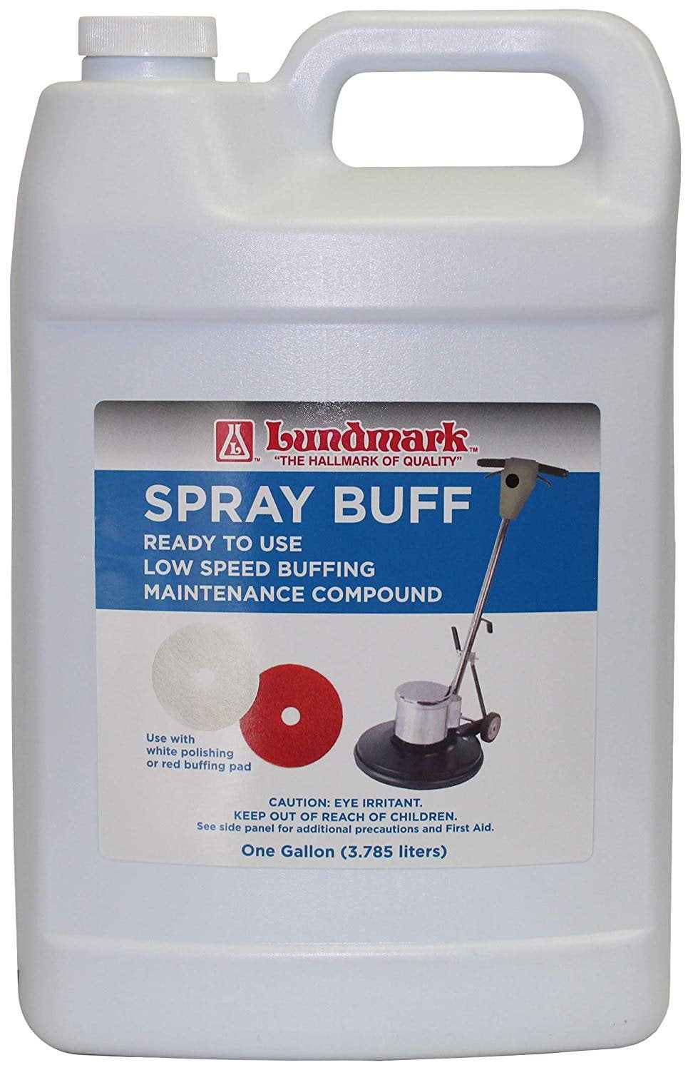 Lundmark Floor Maintenance Spray Buff Compound, 1-Gallon, Wax Cleaner ...