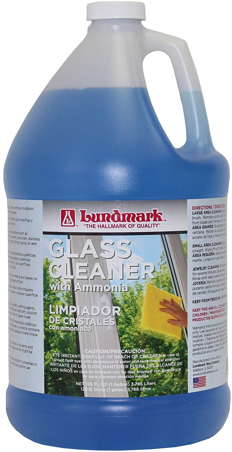Lundmark Glass Cleaner with Ammonia, 1-Gallon, 3444G01-4 - Walmart.com