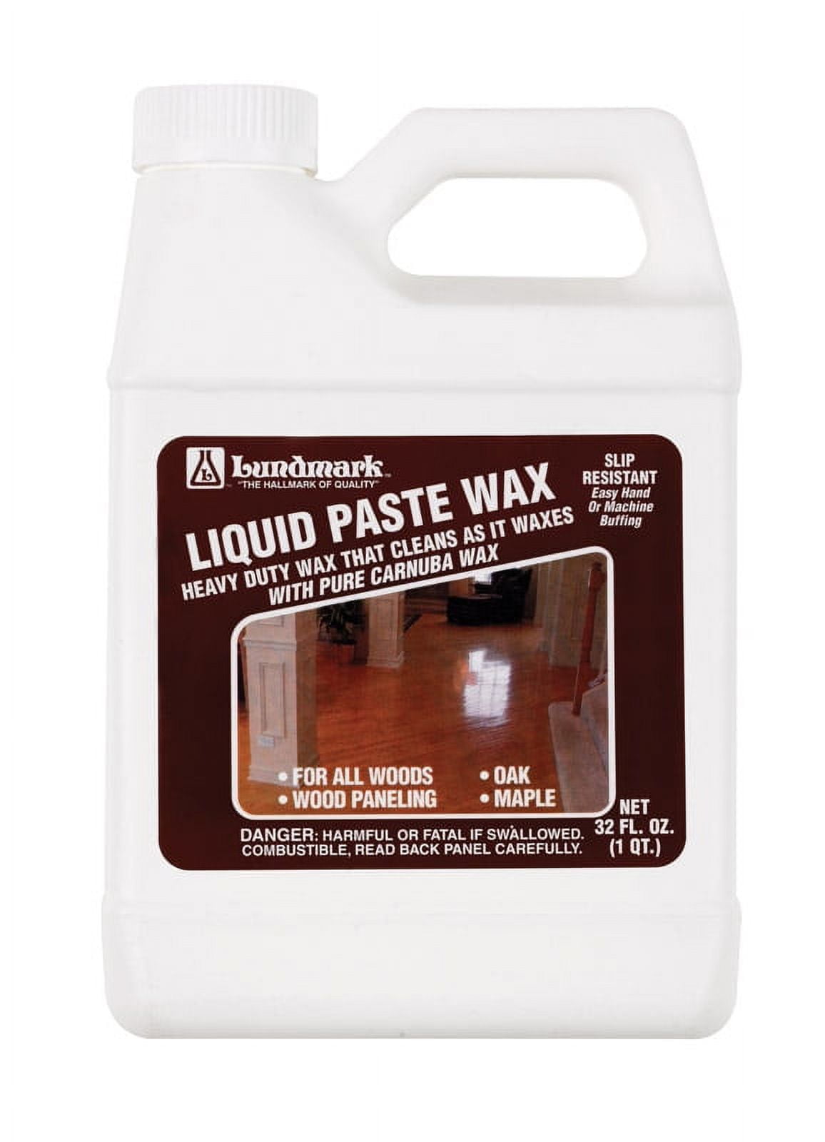 Lundmark 32 Oz. Liquid Paste Floor Wax 3208F32-6 - Walmart.com