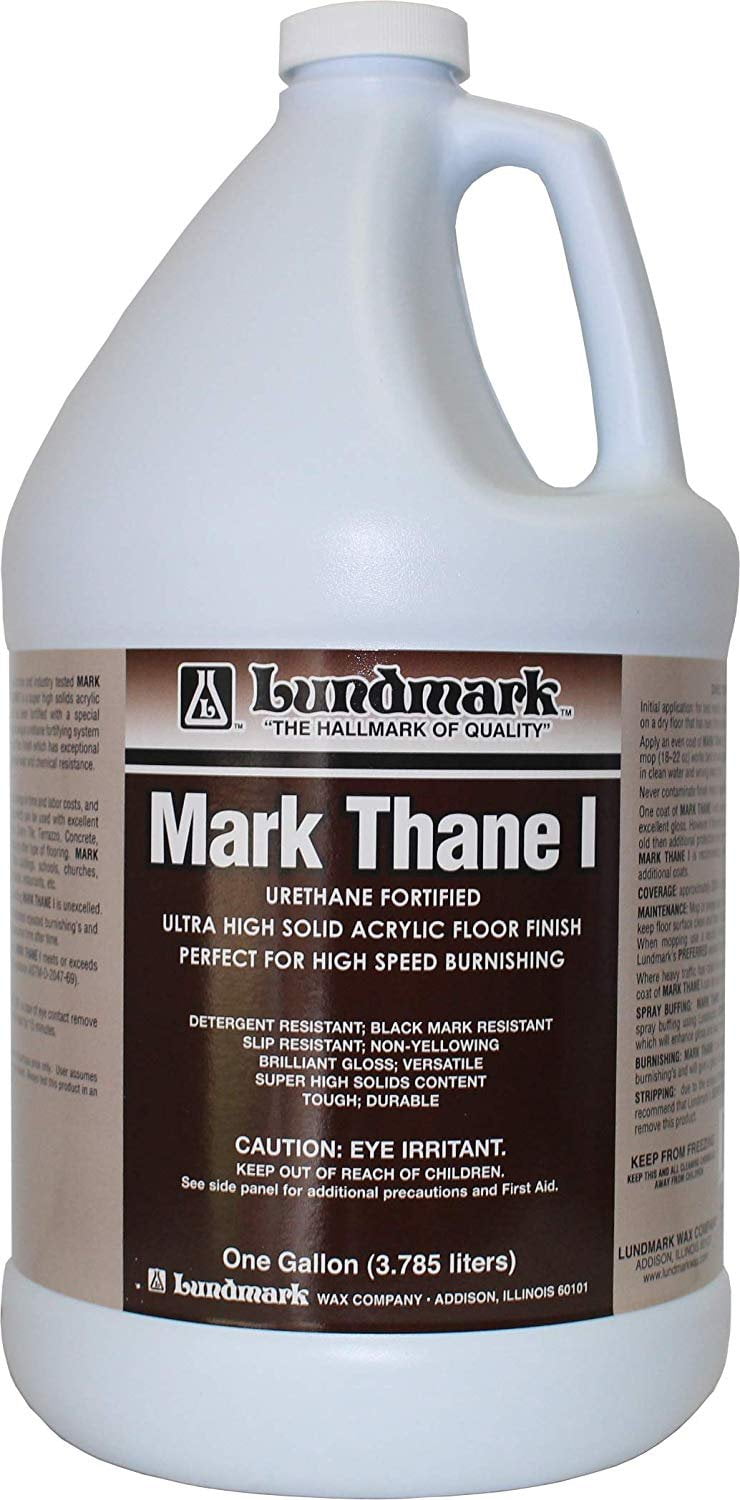 Lundmark Mark Thane I, High Solids Acrylic Floor Finish, 1-Gallon ...