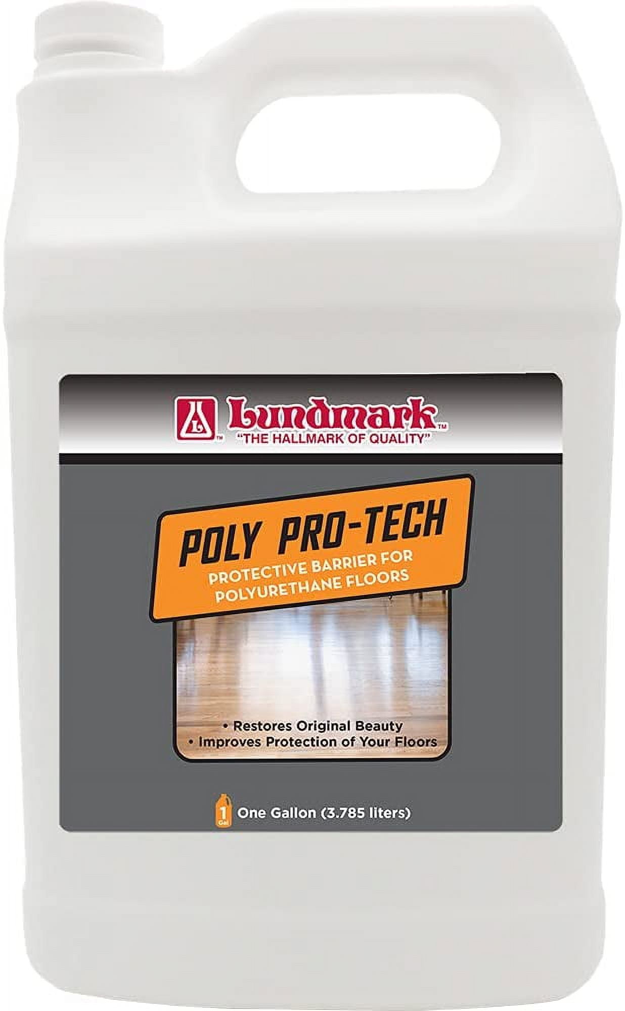 Lundmark Poly-Pro Tech, Protective Barrier for Polyurethane Floors, 1-Gallon, 3228G01-2 ...