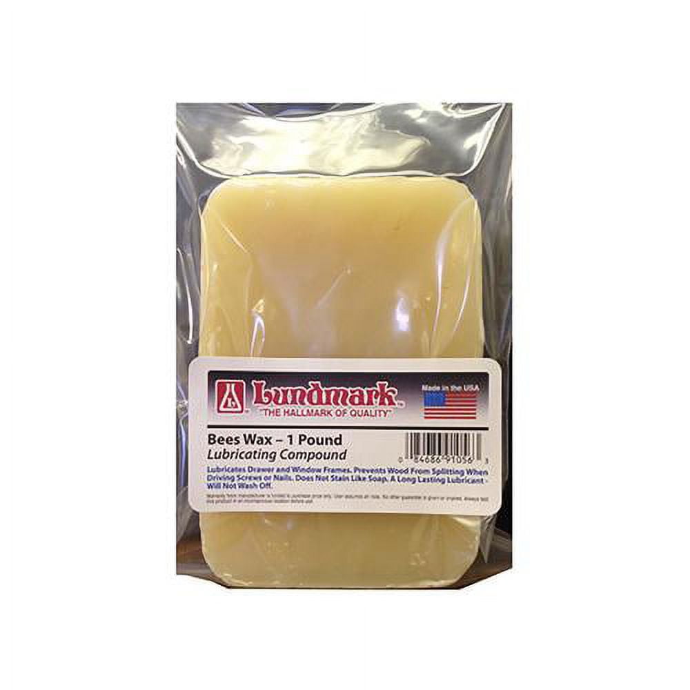 Lundmark Wax SOL-9105P001-6 Bees Wax Lubricating Compound, 1 Lb ...