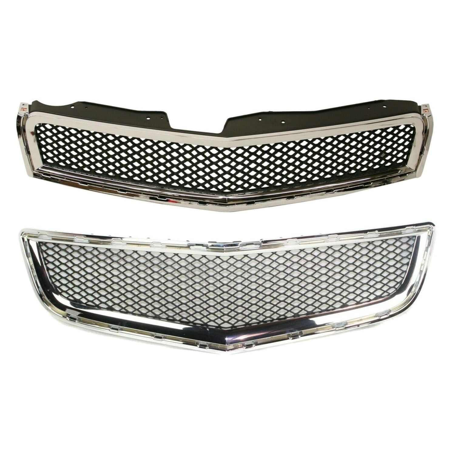 LuneZhenth 2pcs Grille Assembly Upper Side Without Emblem Provision ...