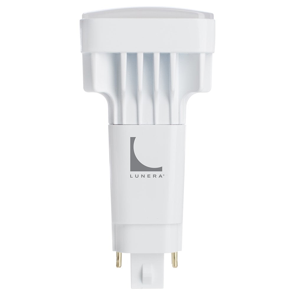 Lunera G24Q 4-Pin Vertical CFL LED Light Bulb, 11W, 1350 Lumen, 3500K ...